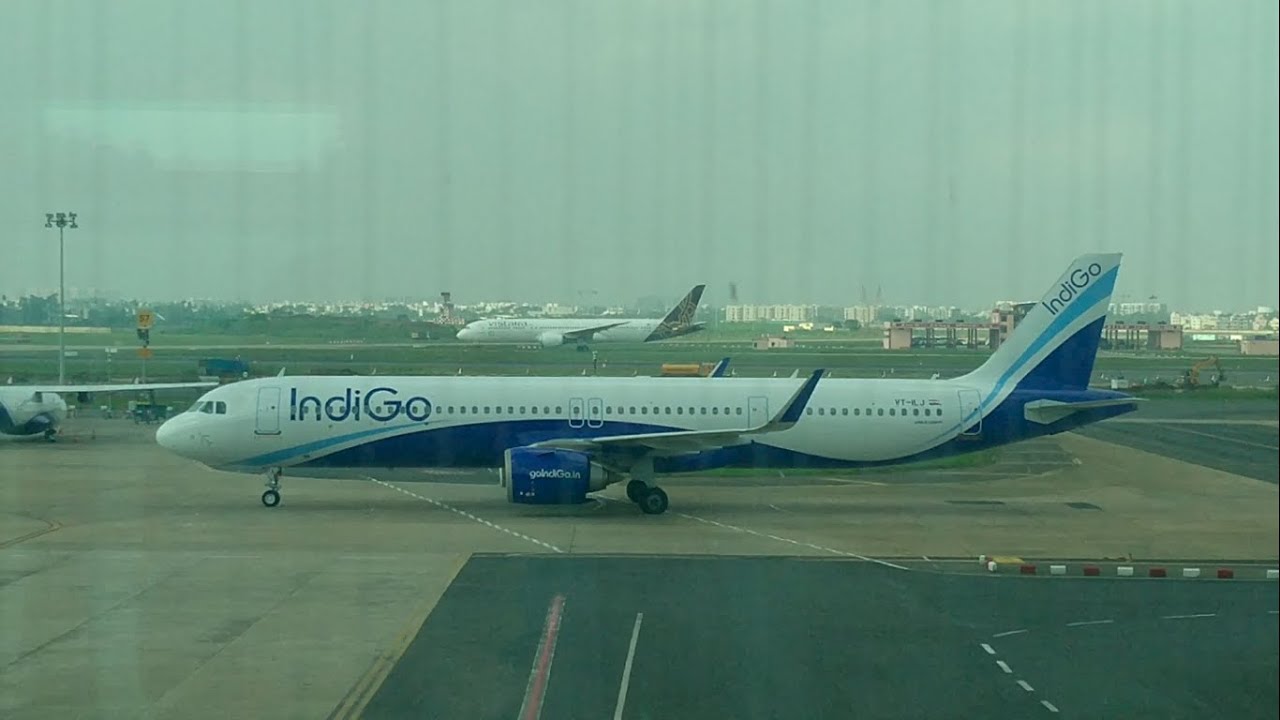 Indigo Taxi & Landing | Ramp Side View - Part 72 | Chennai Airport ...
