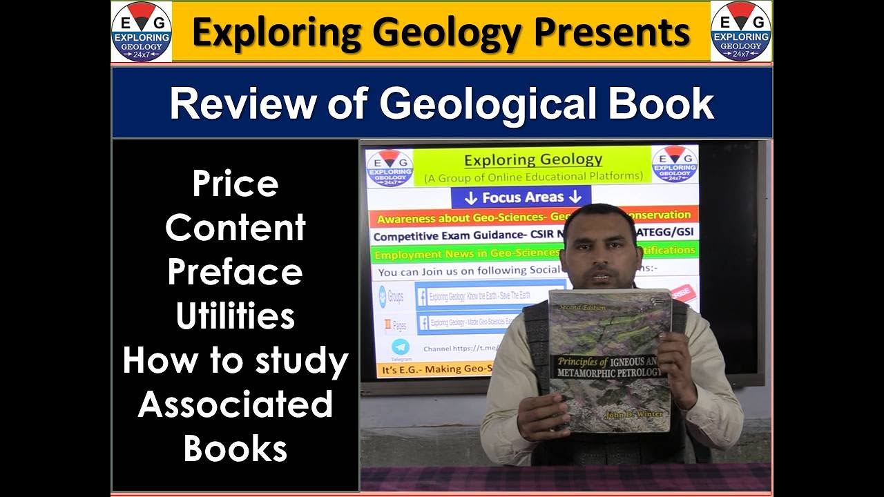 Review of Geological Book| Principles of Igneous & Metamorphic ...