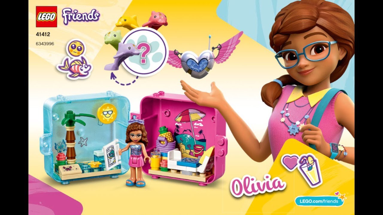 LEGO Instructions | Friends | 41412 | Olivia's Summer Play Cube | Play ...