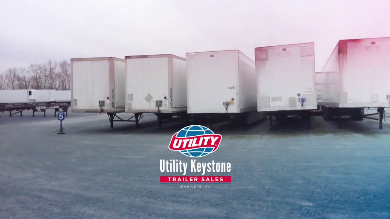 Used Dry Van Inventory - Utility Keystone Trailer Sales - YouTube