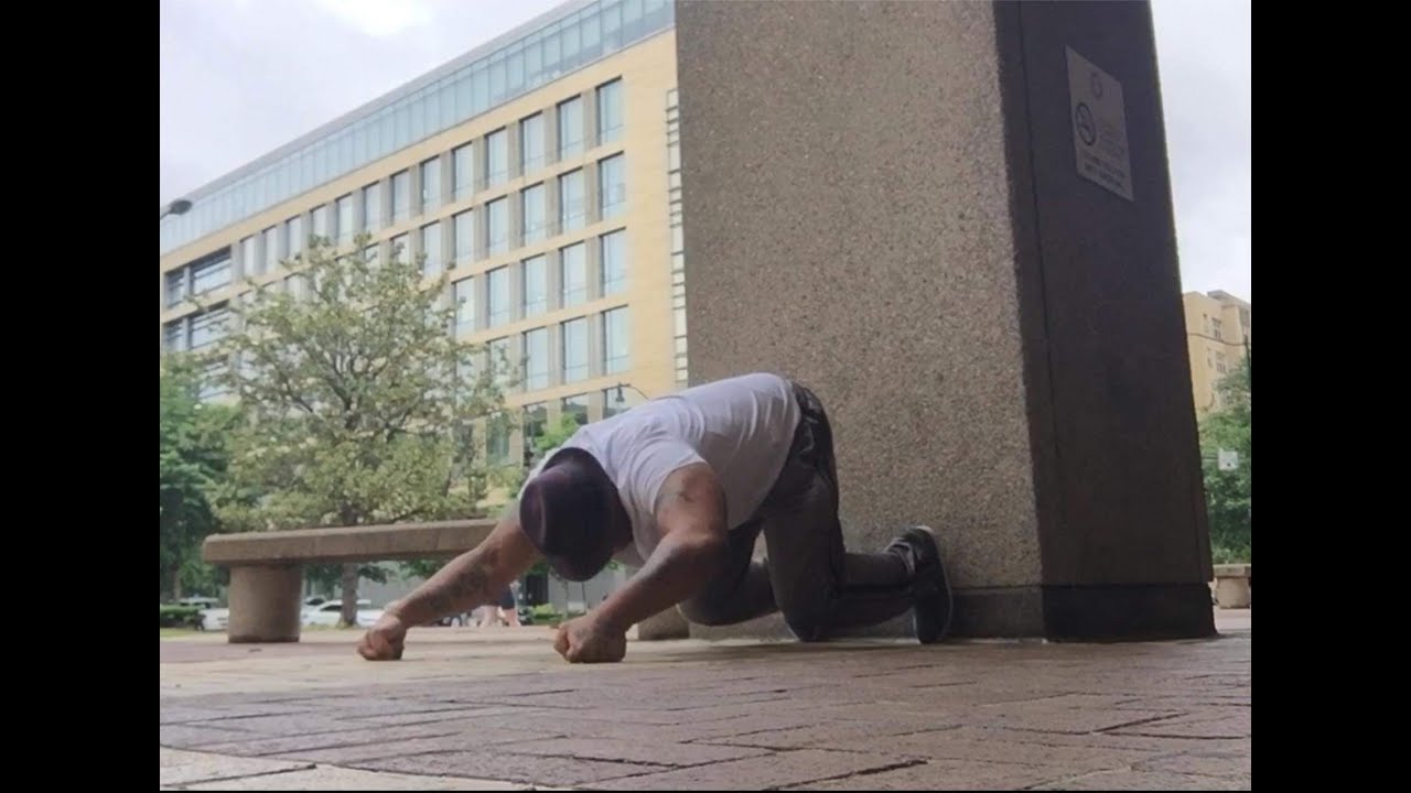 BARE KNUCKLE MIKE TYSON CHEST TAP PUSH-UPS ON CONCRETE - YouTube