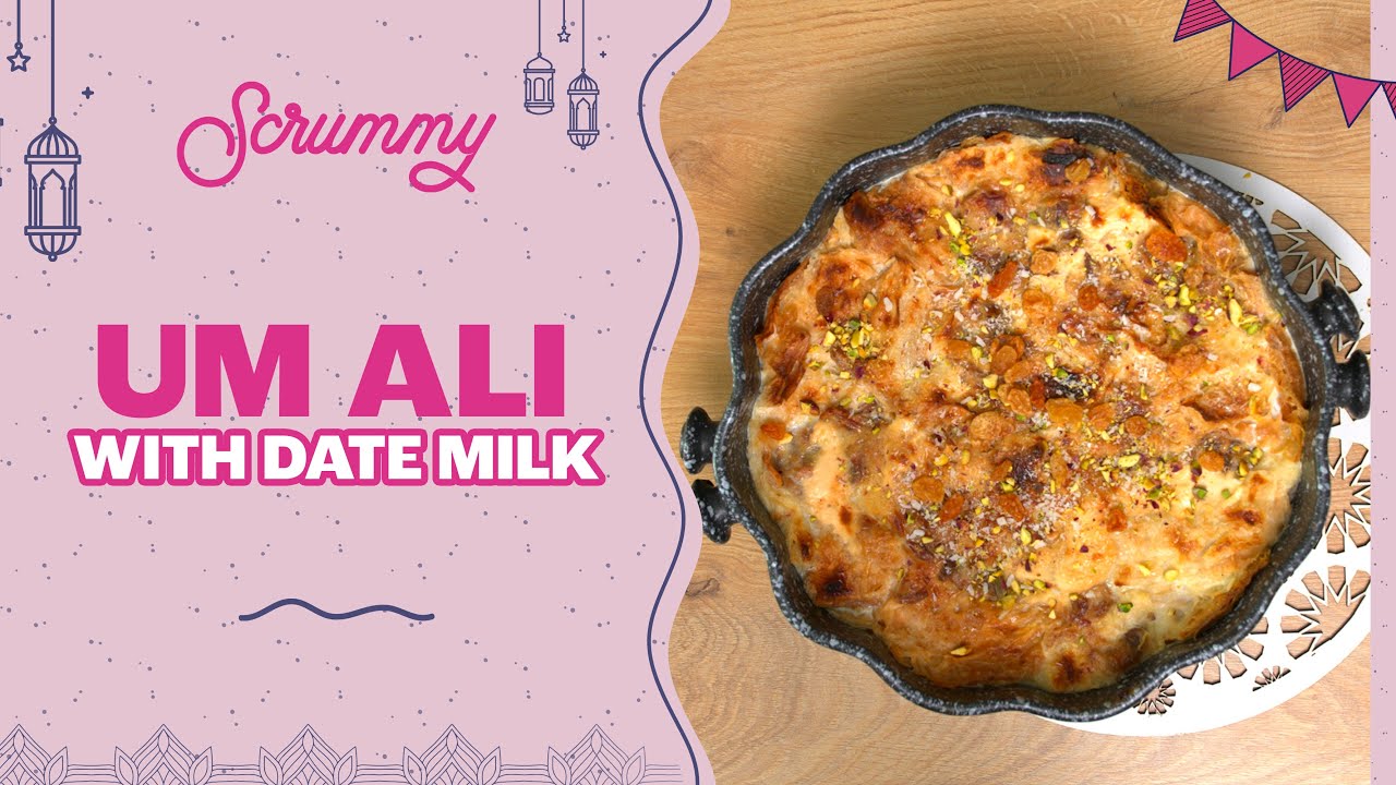 Ramadan Sweets | Um Ali With Date Milk: An Egyptian Treasure - YouTube