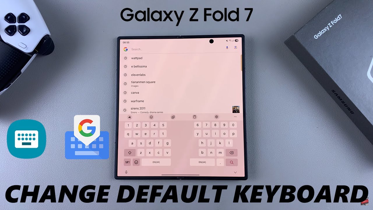 How To Change Default Keyboard On Samsung Galaxy Z Fold 7 - YouTube