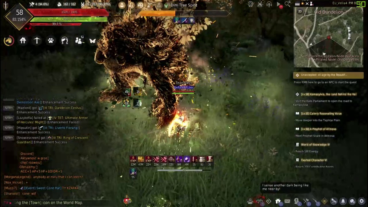 BLACK DESERT Archer solo Dim Tree Spirit - YouTube