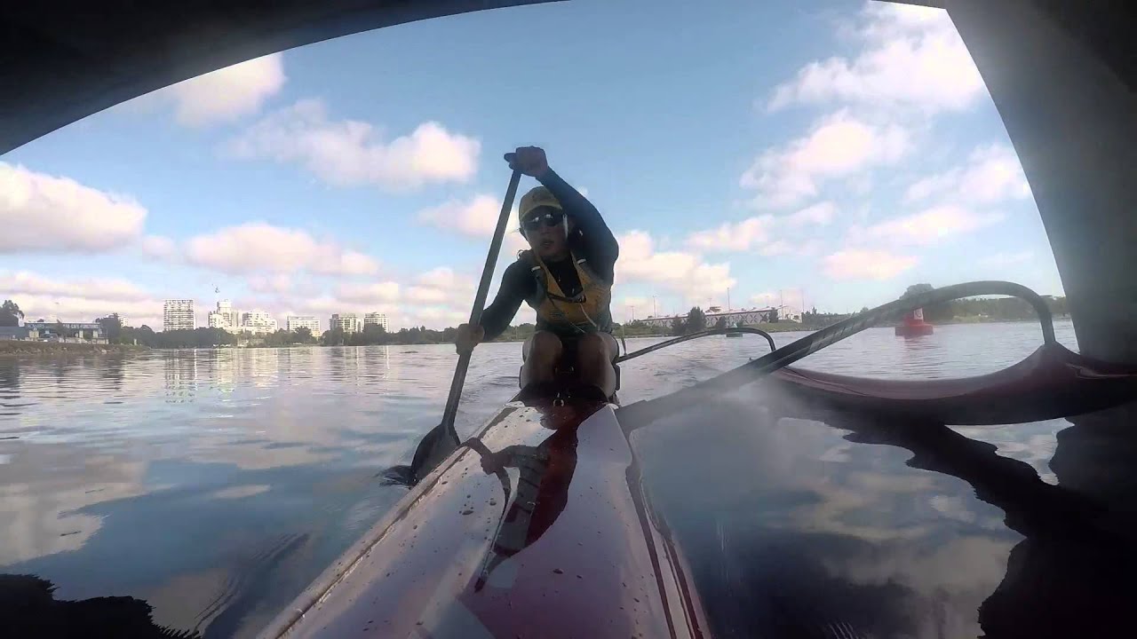 First OC1 session in my new boat :) - YouTube