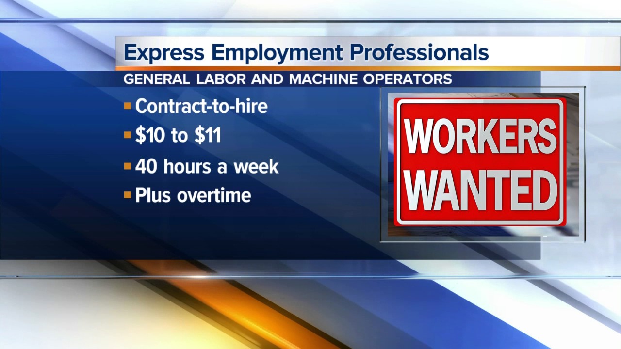 Workers Wanted: Express Employment Professionals - YouTube