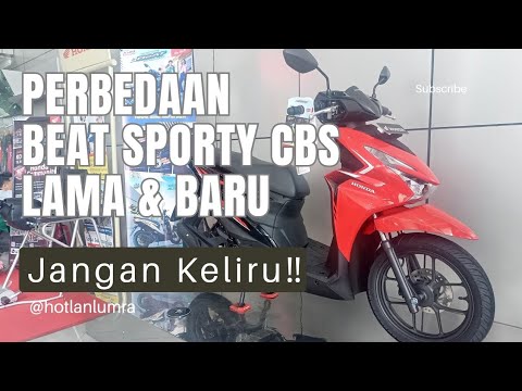 VIRAL‼️PERBEDAAN BEAT SPORTY CBS LAMA DAN BARU‼️JANGAN KELIRU - YouTube