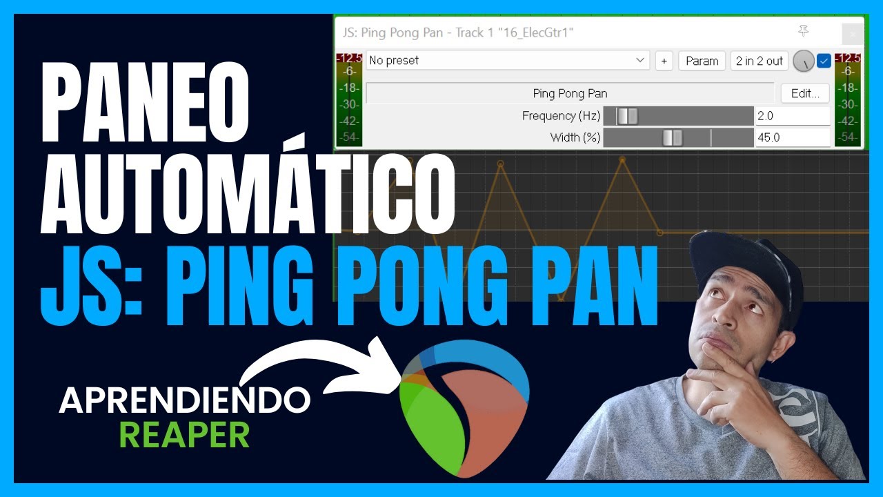 🏓PANEO AUTOMÁTICO plugin gratis JS: Ping Pong Pan (aprende REAPER)🆒| # ...