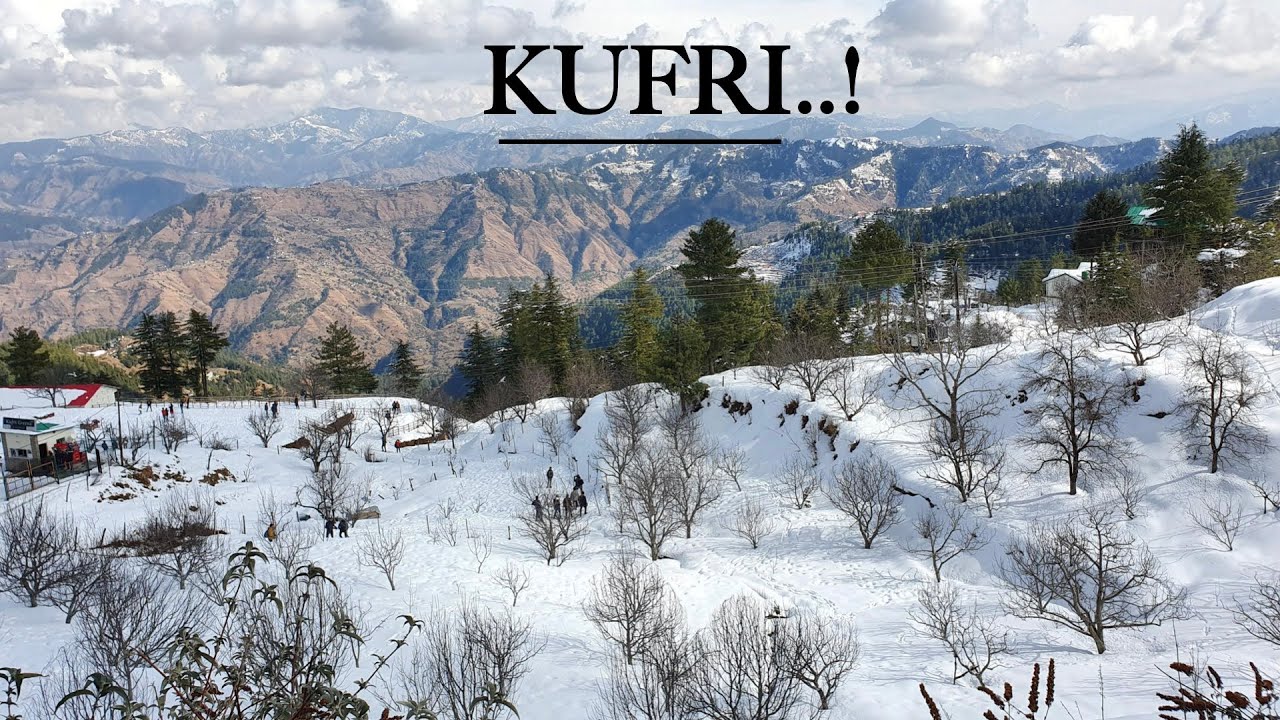 KUFRI in winters || Snowfall at Kufri || Shimla - YouTube