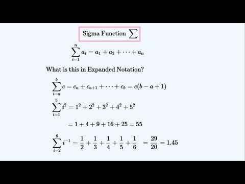 Sigma Function - YouTube