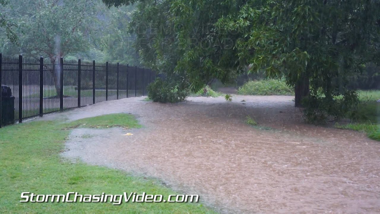 8/24/2015 Raleigh, NC Heavy Rain & Flash Flooding footage - YouTube