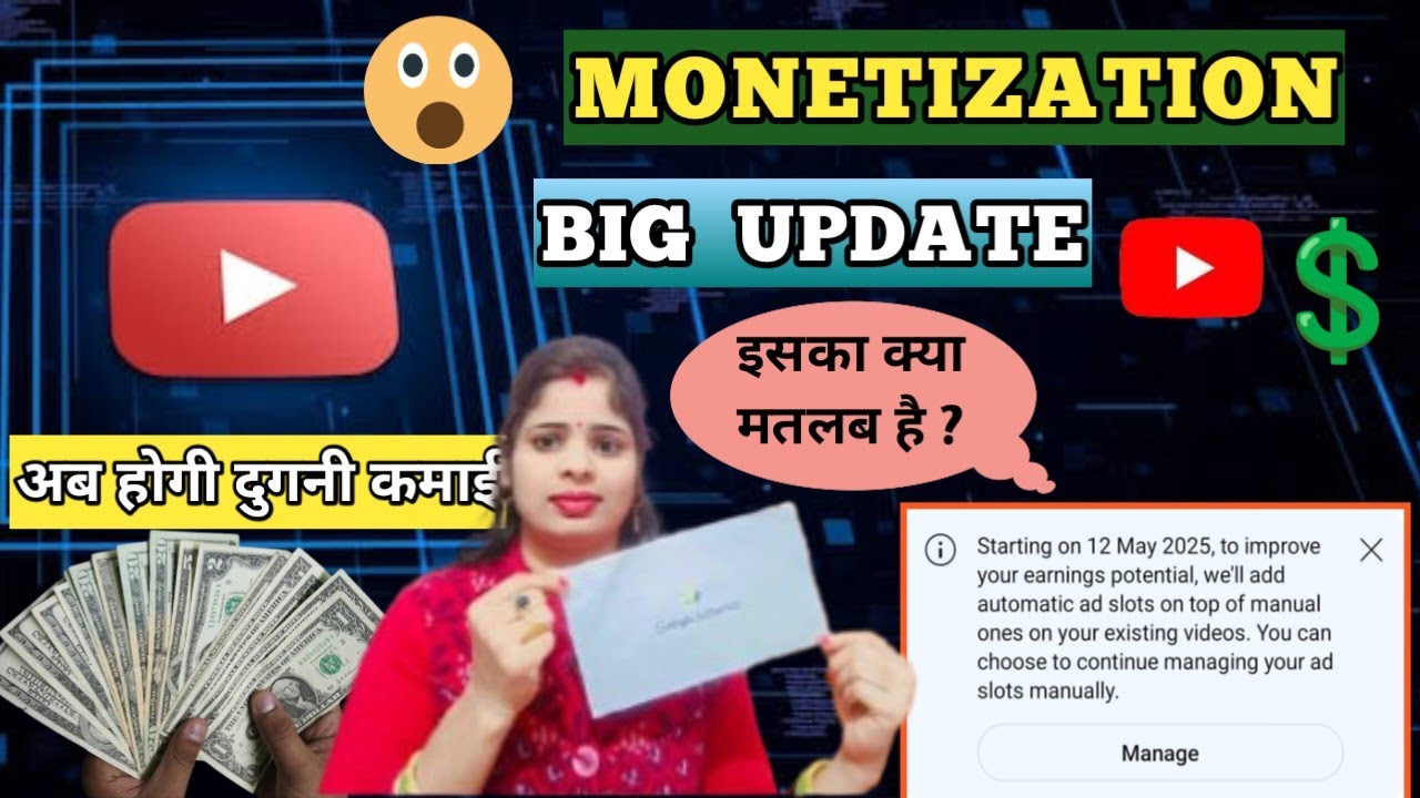 YouTube Monetization Update 🤑 Yt Studio New Notification | 12 May 2025 ...