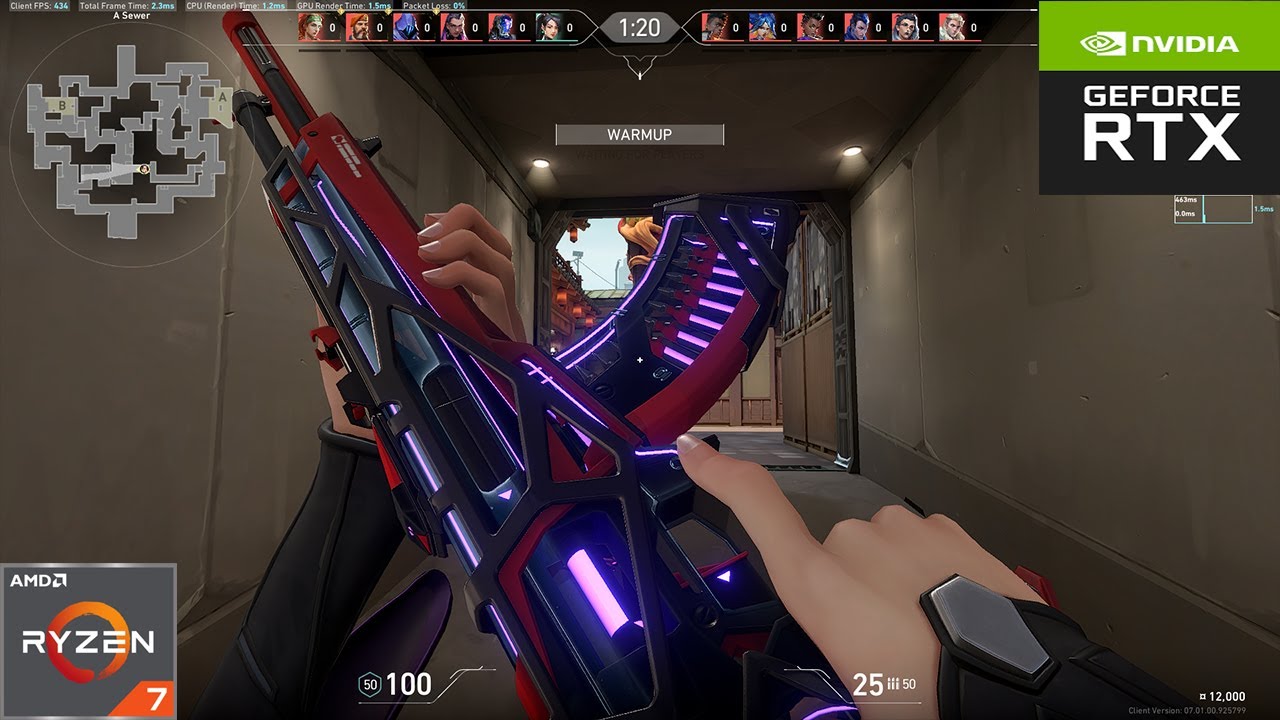 VALORANT : RTX 3060 12 GB + Ryzen 5700X : HIGH MSAA 4X 16X + EFFECTS ON ...