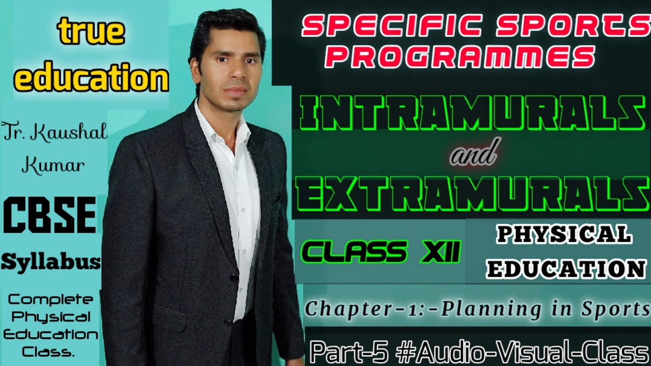 Physical Education Class 12 : Unit 1: Planning in Sports, Part-5 ...