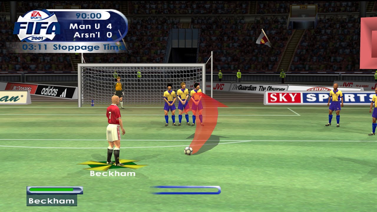 FIFA 2001 PS2 Gameplay UHD [4K60FPS] - YouTube