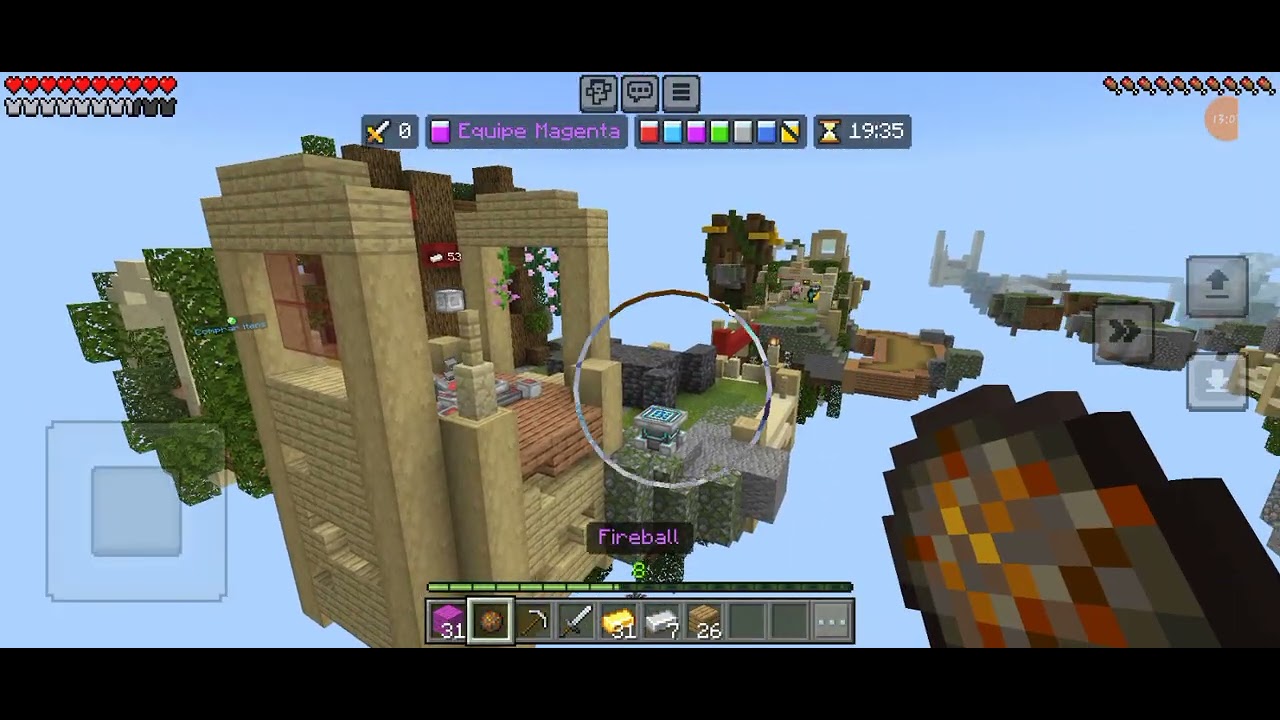 jogando minecraft bead wars #minecraft #beadwars - YouTube