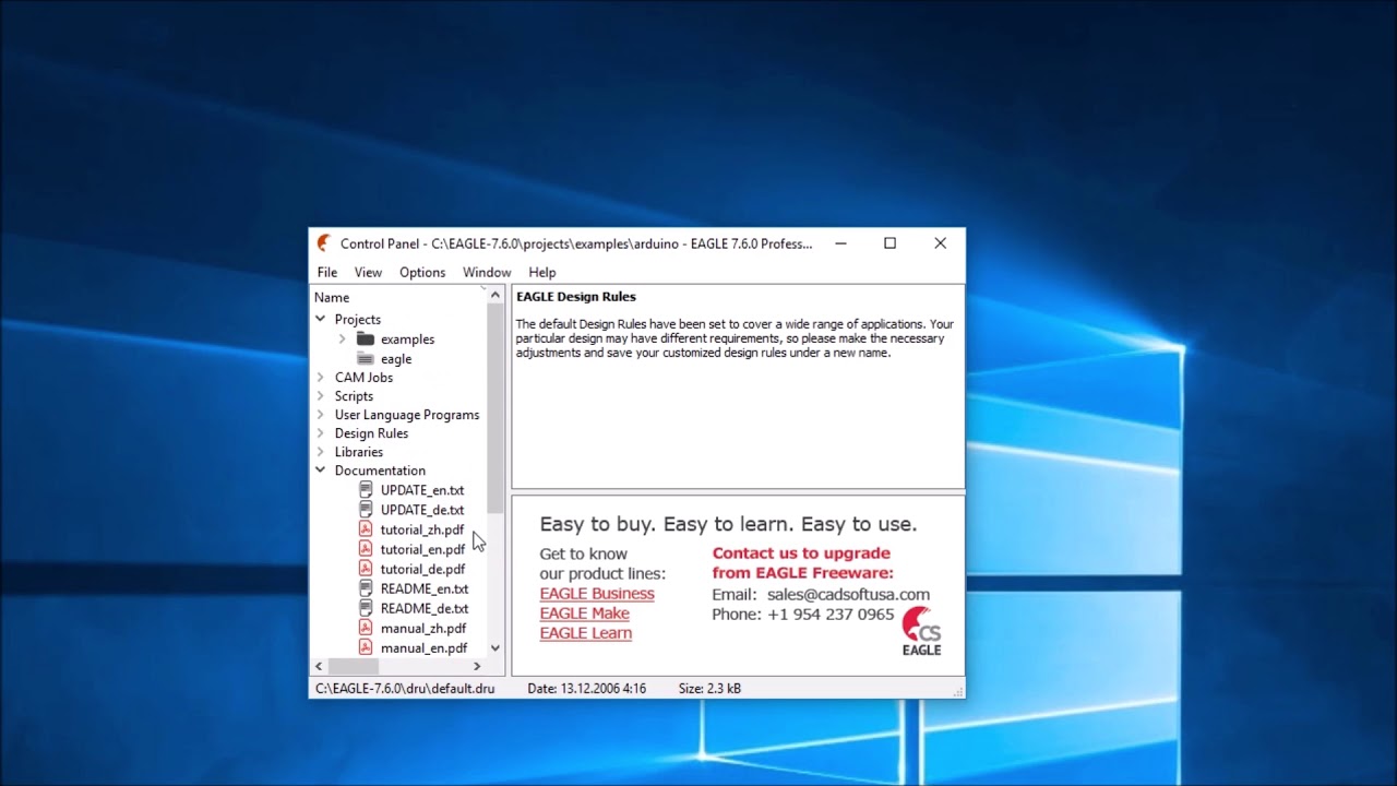 Návrhový program Eagle 1. díl - YouTube