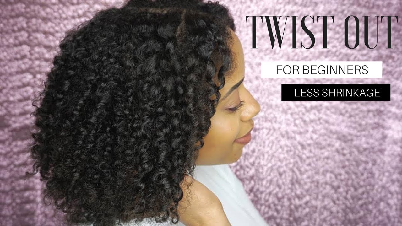 EASY & DEFINED Twistout | Natural hair for BEGINNERS - YouTube