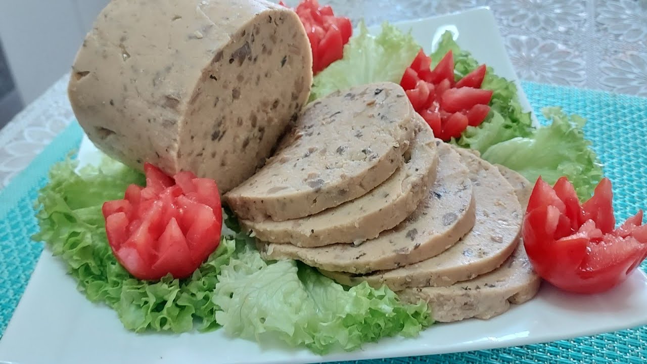 Parizer vegetal cu ciuperci 288 #otiliadumitrescu #vegan - YouTube