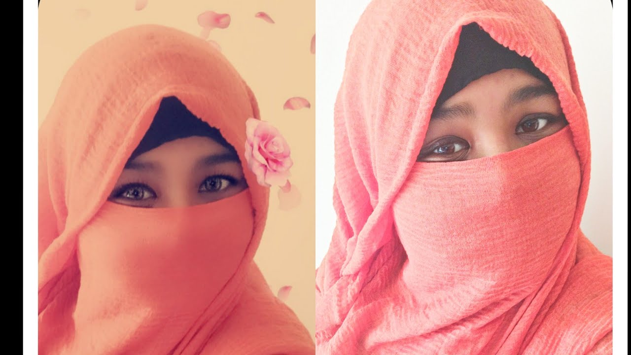 Stylish Full Coverage Nikab Tutorial.Easy Nikab Style By Fatu's World ...