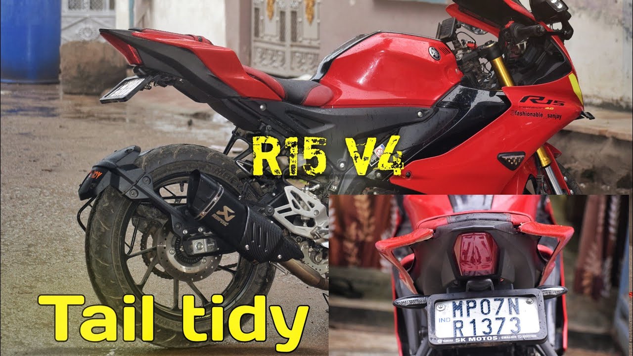 Best Tail Tidy for Yamaha R15M / v4 / v3 🔥 | And Indicator install Bike ...