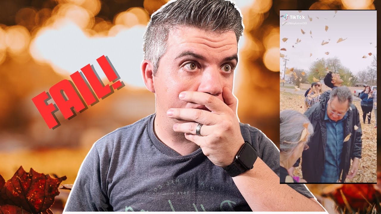 PHOTOGRAPHER REACTS To THANKSGIVING FAILS - YouTube