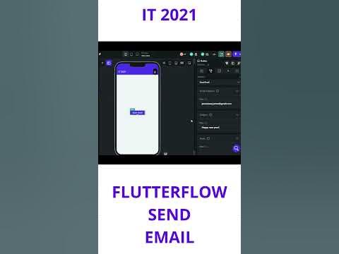 FLUTTERFLOW - CREATE BUTTON FOR LINK SEND EMAIL #flutter #flutterflow #videotutorial #shorts ...