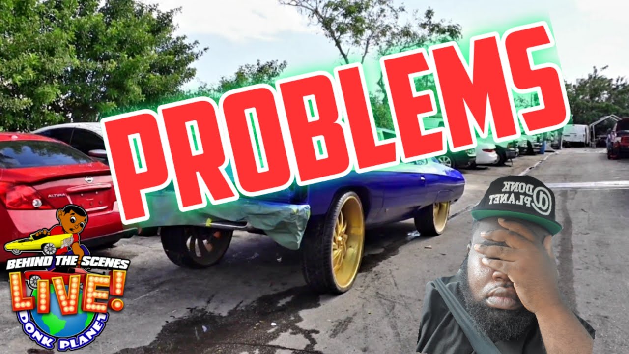 TROUBLE WITH THE DONK PLANET VERT / DONK ON 32 INCH WHEELS PAINTED ...