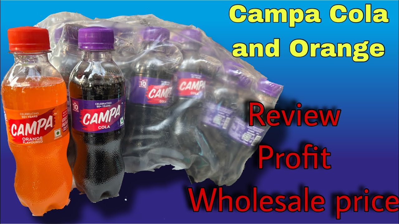 Campa Cola Great Indian Taste & Campa Orange Flavoured Coldrink Review ...