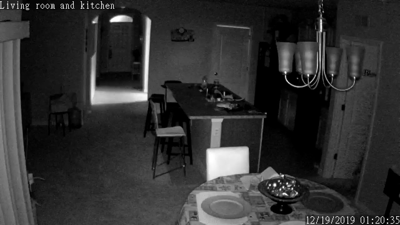 Angel in the form of light appears on a security camera - YouTube