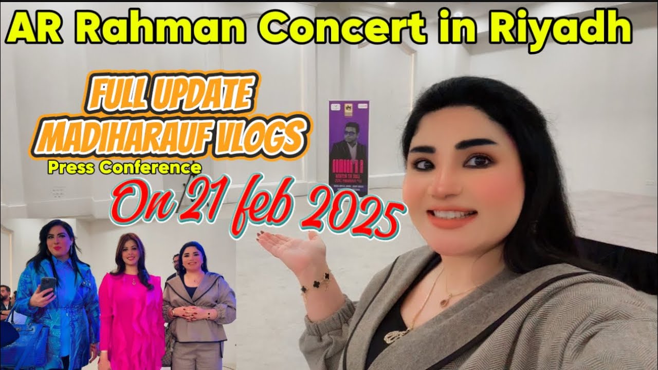 Press Conference in Riyadh |Ar Rahman is coming for Concert in Riyadh | Riyadh Expat Life ...