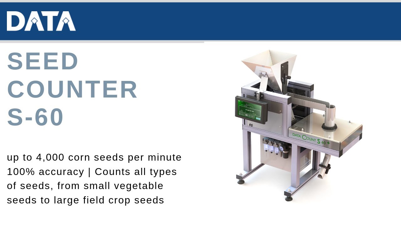 Seed Counter S-60 | As Small as 1 mm | No overfill | 100% Accurate ...