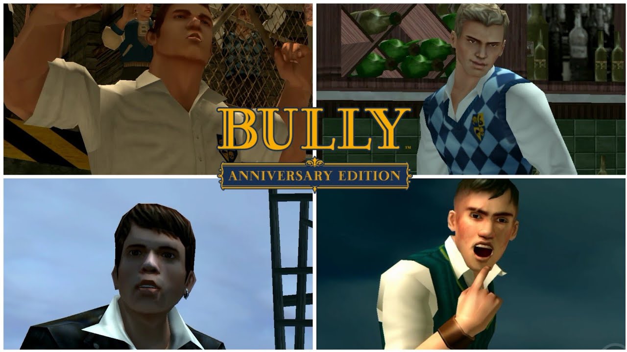 Bully Anniversary Edition - All Bosses - YouTube