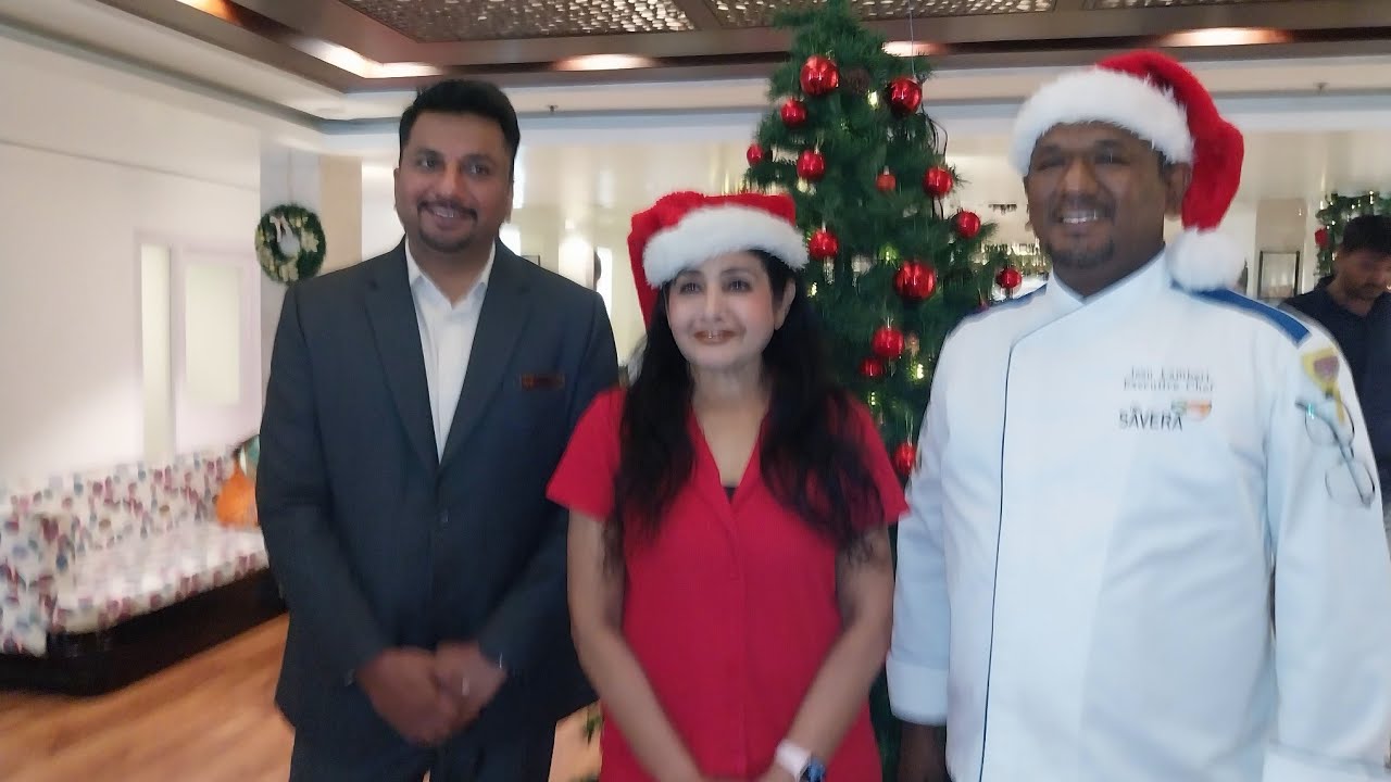 Savera hotel Christmas grand celebration started # lights 18 December ...