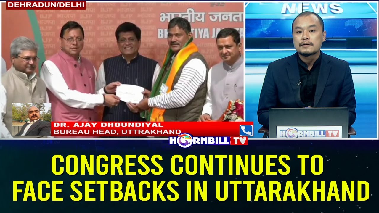 CONGRESS CONTINUES TO FACE SETBACKS IN UTTARAKHAND - YouTube