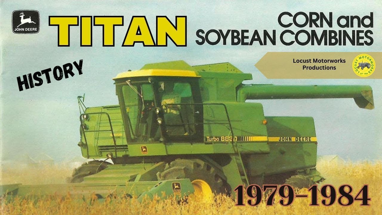 John Deere Titan Combines - YouTube