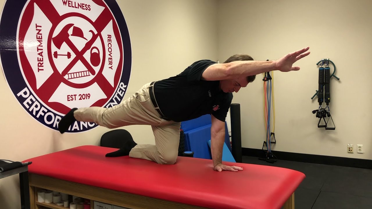 LAFD IPU FMS Corrective Exercises for the Rotary Stability - YouTube