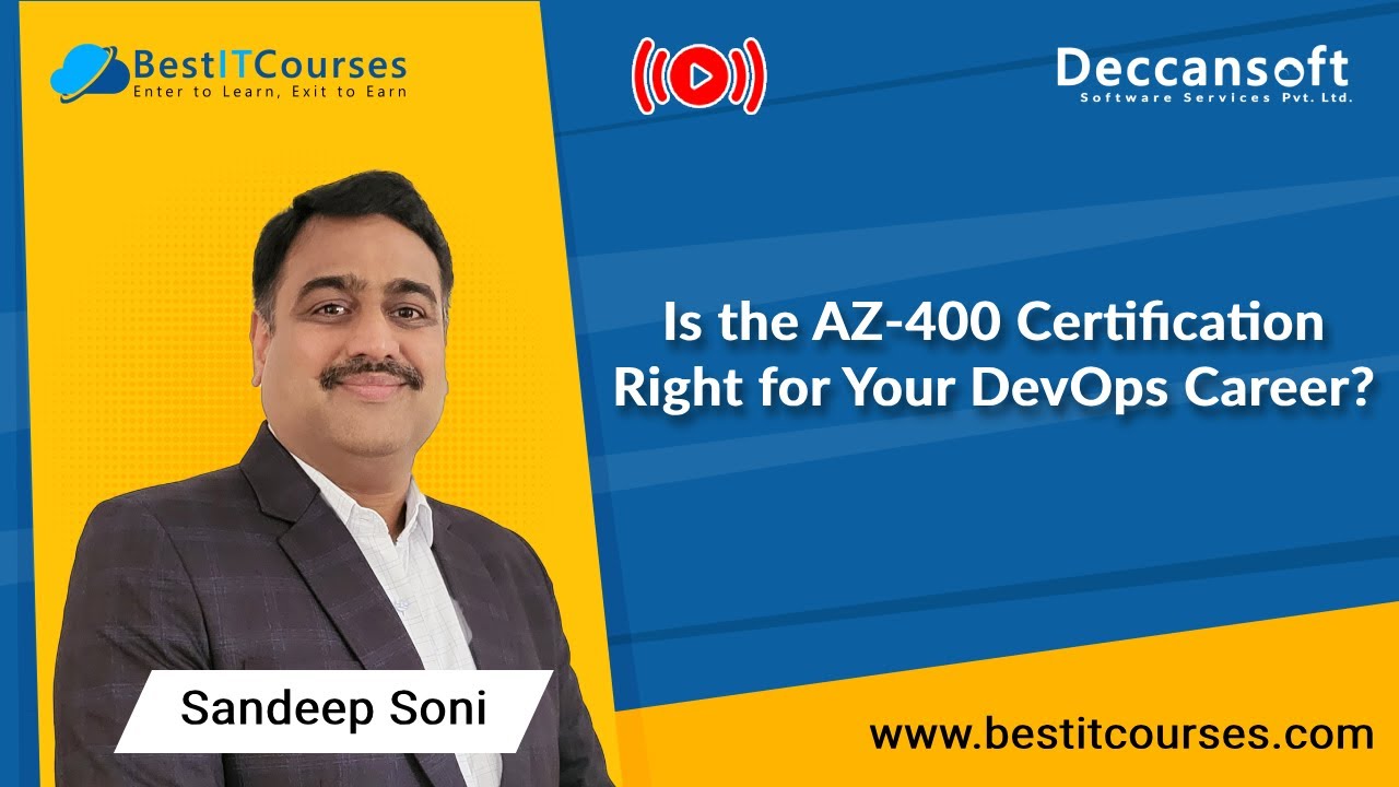 Az 400 Azure Devops Live Virtual Training By Mr Sandeep Soni Youtube
