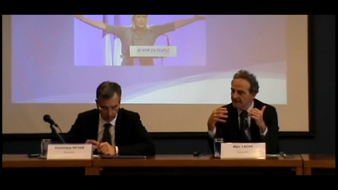 Seminário "Sciences Po" com Dominique Reynie e Marc Lazar (2ª sessão ...