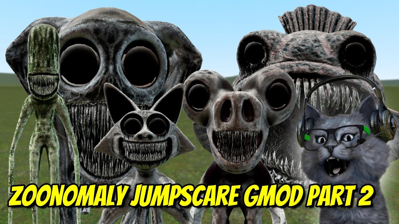 JUMPSCARE KARAKTER ZOONOMALY LAGI - Garry's Mod Indonesia - YouTube