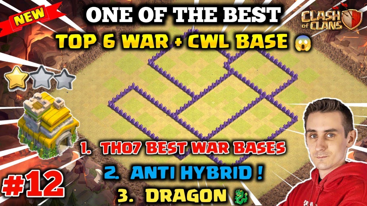 New Best TH7 Base 2023 | COC Town Hall 7 Hybrid/Trophy Base Design with ...