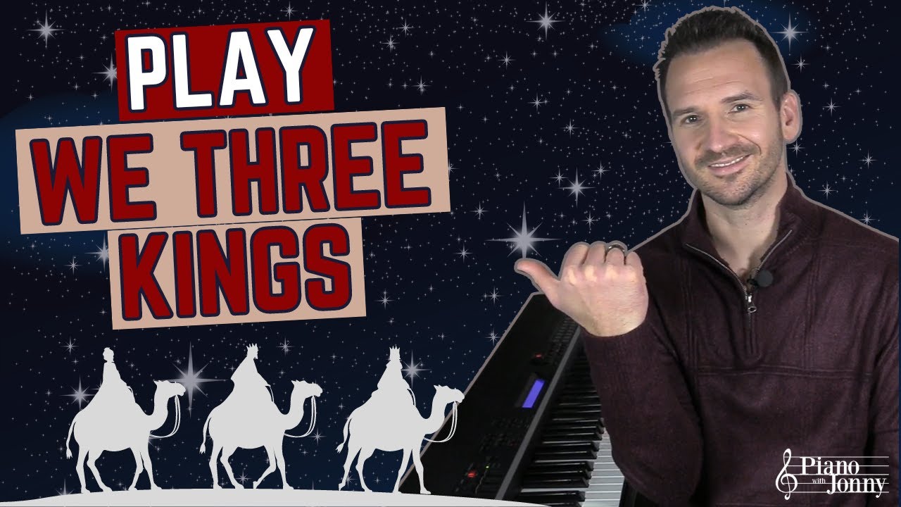 Play We Three Kings - Jazz Piano Style 🎄 - YouTube