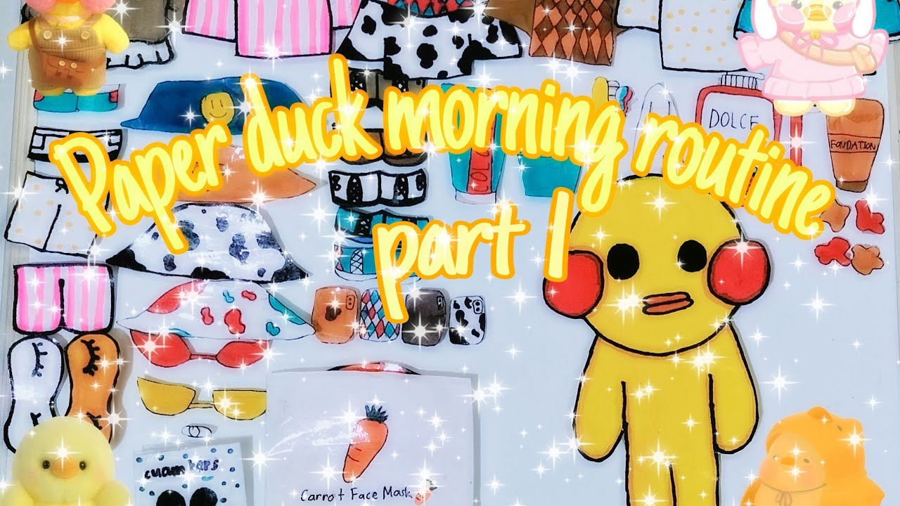 Paper Duck 🦆|| Morning Routine - YouTube
