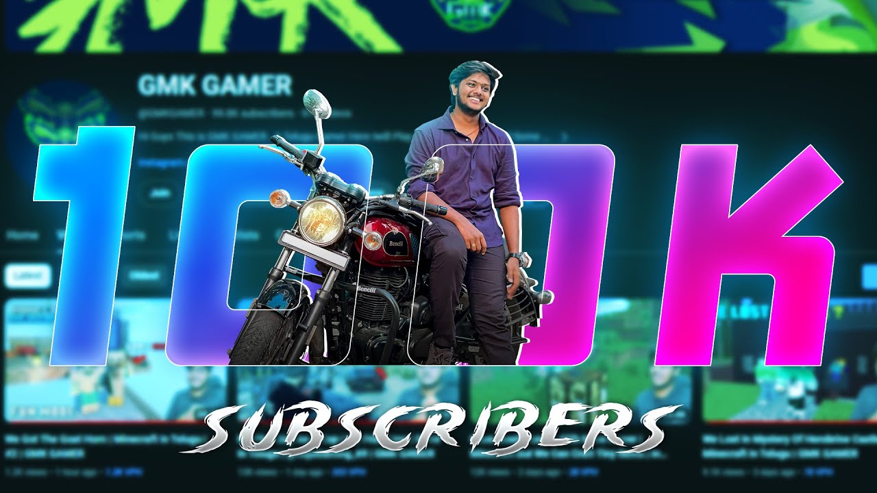100K Special Live 💖 | GMK GAMER - YouTube