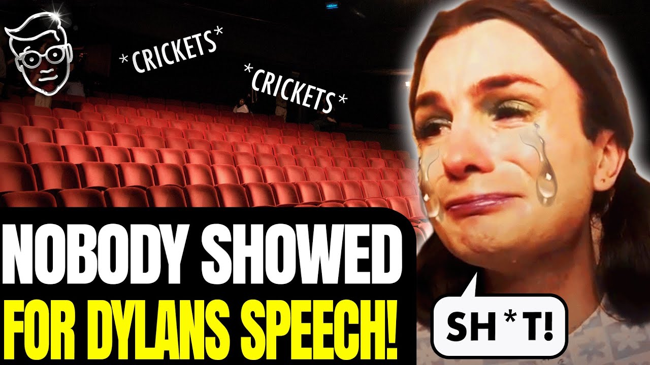 PANIC! Dylan Mulvaney Gives College Speech And NO ONE Showed, EMPTY ...