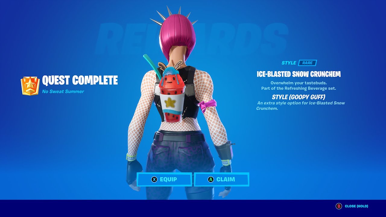 How to Unlock the FREE GOOPY GUFF Backbling! Fortnite - No Sweat Summer ...