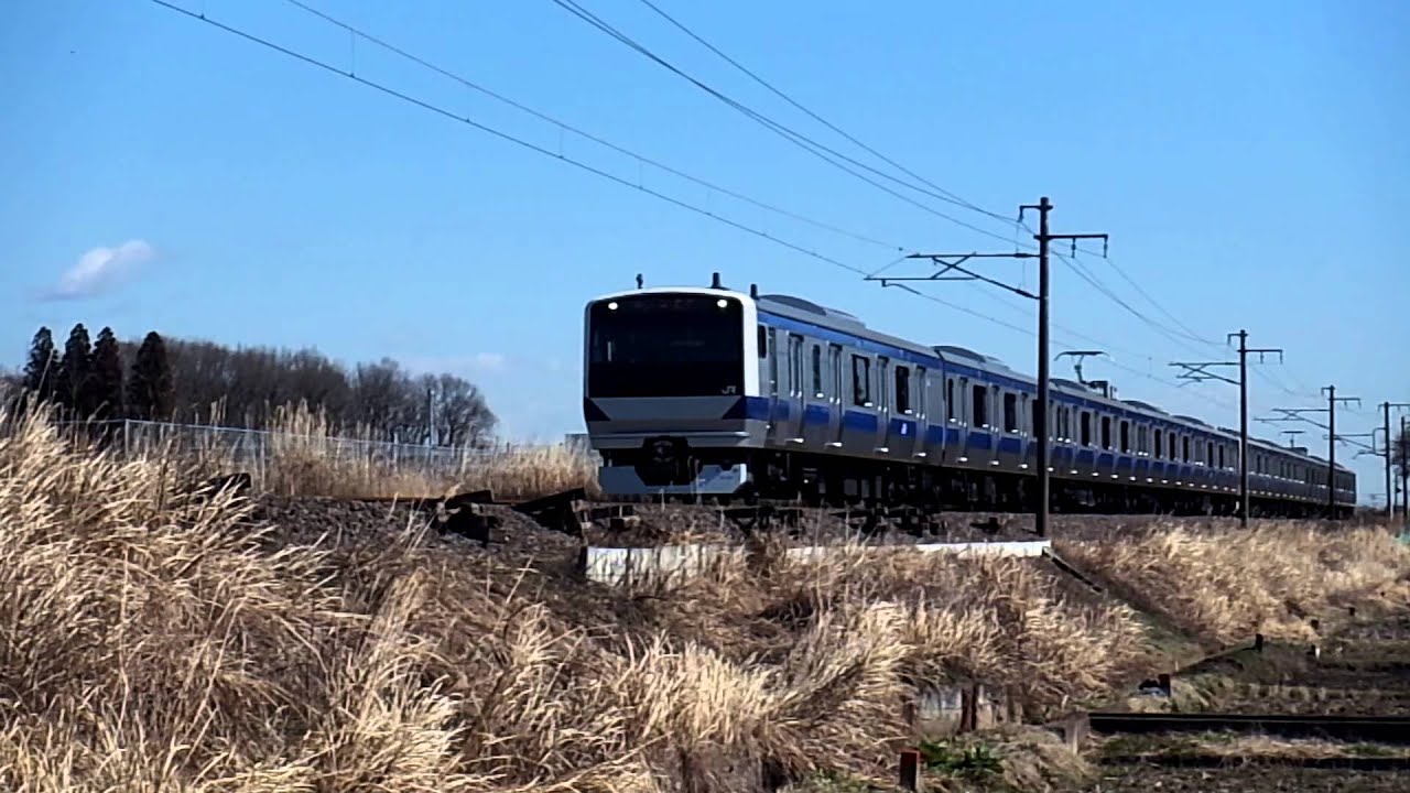 試9322M E531系K474+K475編成 性能確認試運転 友部～内原 通過 2015.03.11 - YouTube