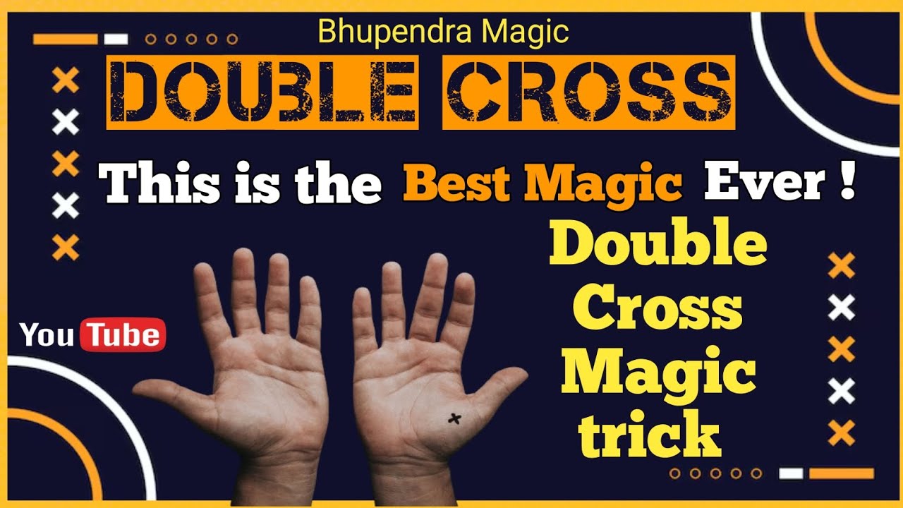 Double Cross Magic Trick REVEALED! 🤯 Best Quick Magic Ever #magic # ...