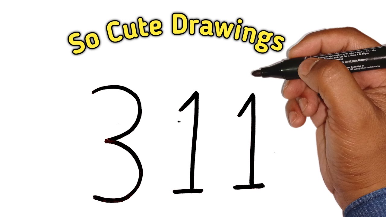 How to Draw Very Easy and Amazing Drawing | 311 into Birds 👌🥰 | Easy ...