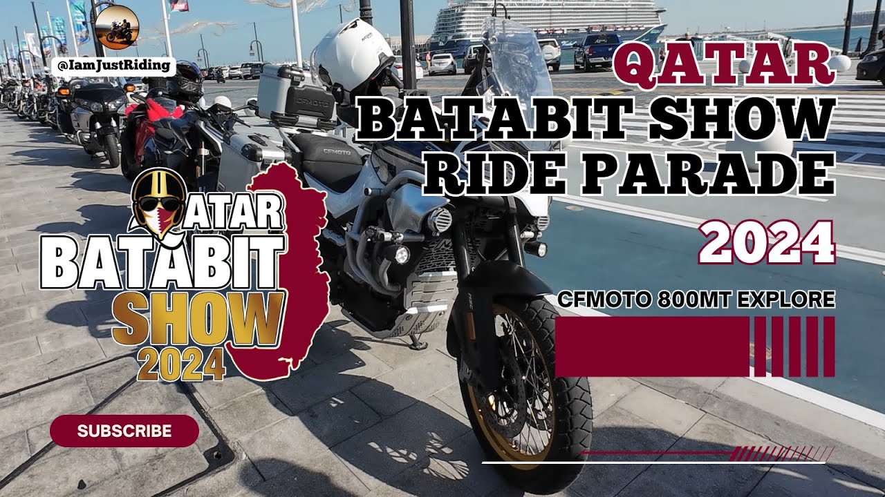 Qatar Batabit Show 2024: Epic Motorbike Parade to Katara! - YouTube